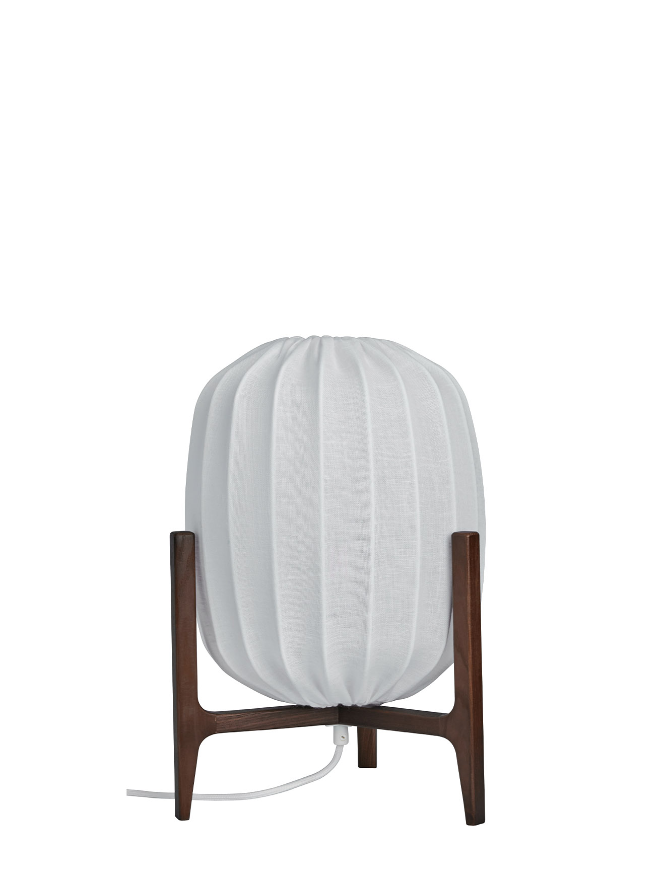 Avslappnad lyx med bordslampan Prisma table Dark ash/white